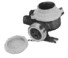 RECEPTACLE W/SWITCH WATERTIGHT 3PIN HNA CAST BRASS - IMPA 792887