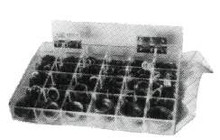 COPPER RING KIT 30SIZES/568PCS IN ACRYL CASE IMPA 813080