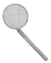 NET SCOOP LADLE STAINLESS STEEL 210MM DIAM - IMPA 173238