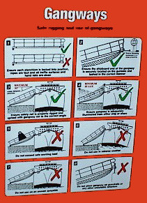 POSTER GANGWAYS 480X330MM - IMPA 331514