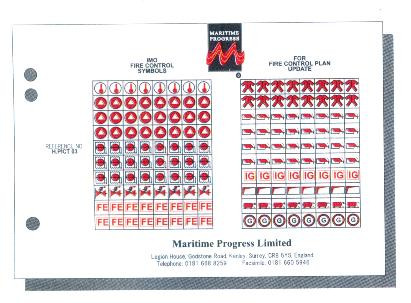 LIFE SAVING APPLIANCE SIGN PICTOGRAM 8X8MM 160PIC.X2 SHT - IMPA 332610
