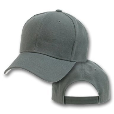 Dark Grey Adjustable Baseball Cap 1393