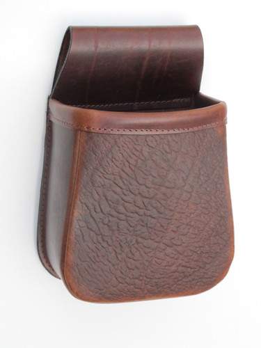 leather single pocket shot shell pouch