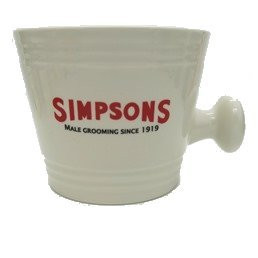 Simpsons Large Shaving Mug - Mens Room Barber Shop Store