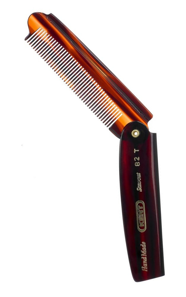 Kent Folding Pocket Comb - 82T - Mens Room Barber Shop Store