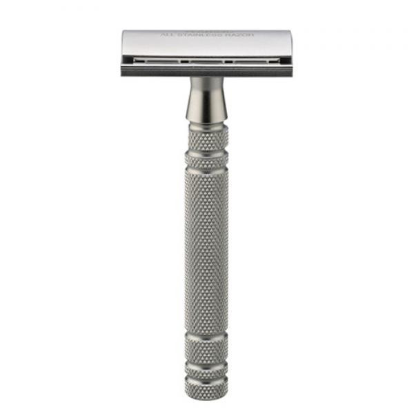 Feather AS-D2 All Stainless Steel Double Edge Safety Razor - Mens Room ...