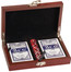 Custom Engraved Card & Dice Gift Set in Rosewood Finish Wooden Box ...