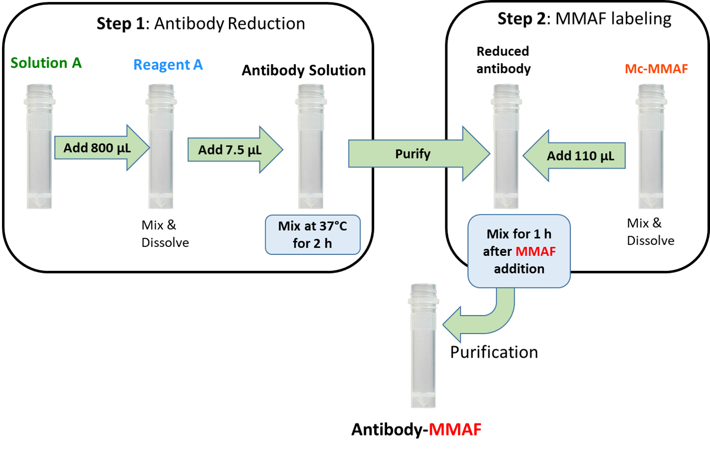 Antibody Mc-MMAF Conjugation Kit