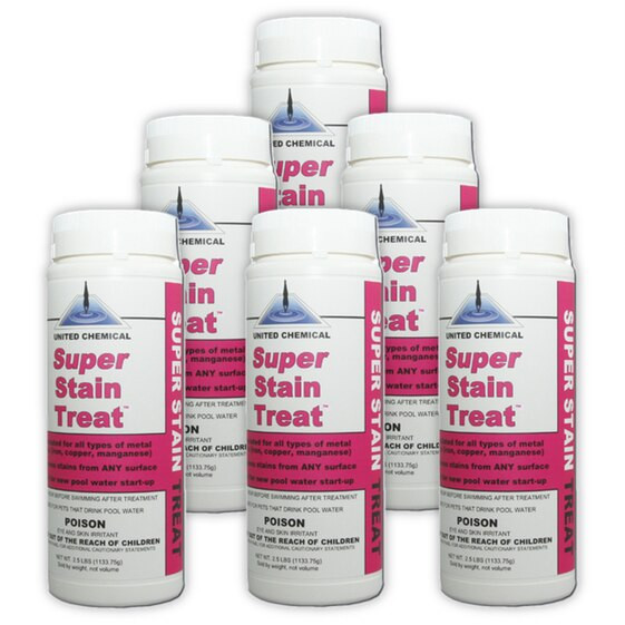 United Chemicals Super Stain Treat 2 lbs - 6 Pack - Pool Supply Mall