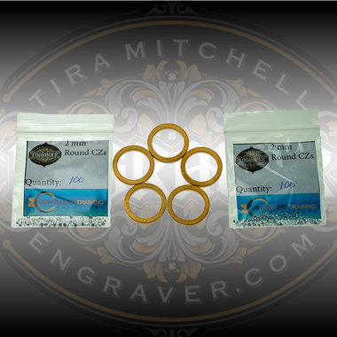 Brass Practice Ring for Fishtail and Stone Setting Set of 5 - Precision ...