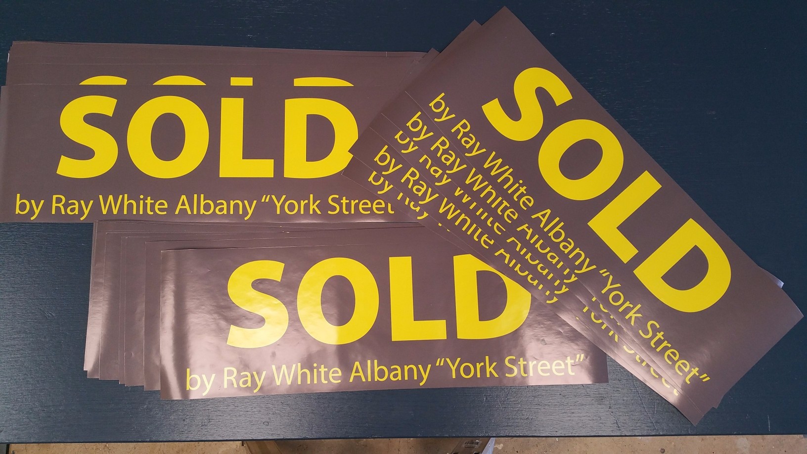 Sold Stickers | Real Estate Flags and Banners