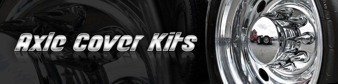 Front & Rear Chrome Axle Covers & Caps - Raney's Truck Parts