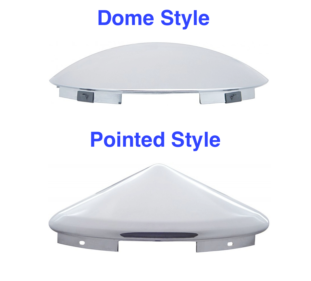 4 Notch Front Hub Cap Chrome and Stainless Steel - Raney's Truck Parts