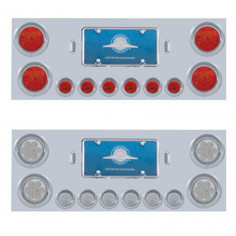 Stainless Steel Rear Center Panel With Reflector LED Lights - Raney's ...