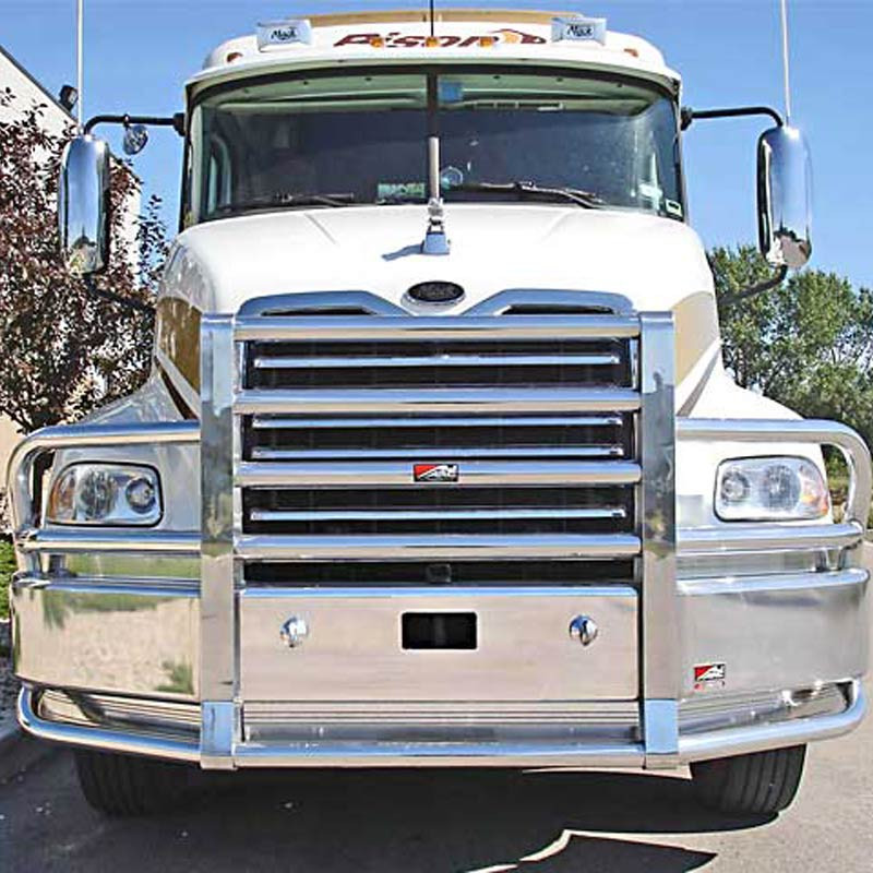 Mack Vision CXN CXU Ali Arc Curved Front Bumper Grill Guard - Raney's ...