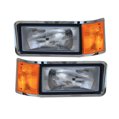 Mack CH600 CH612 CH613 CL600 CL700 Headlight Assembly 25154252 25163253 ...