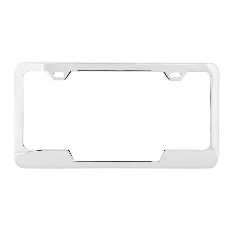 Universal 2 Hole License Plate Frame With Center Cut By Grand General ...
