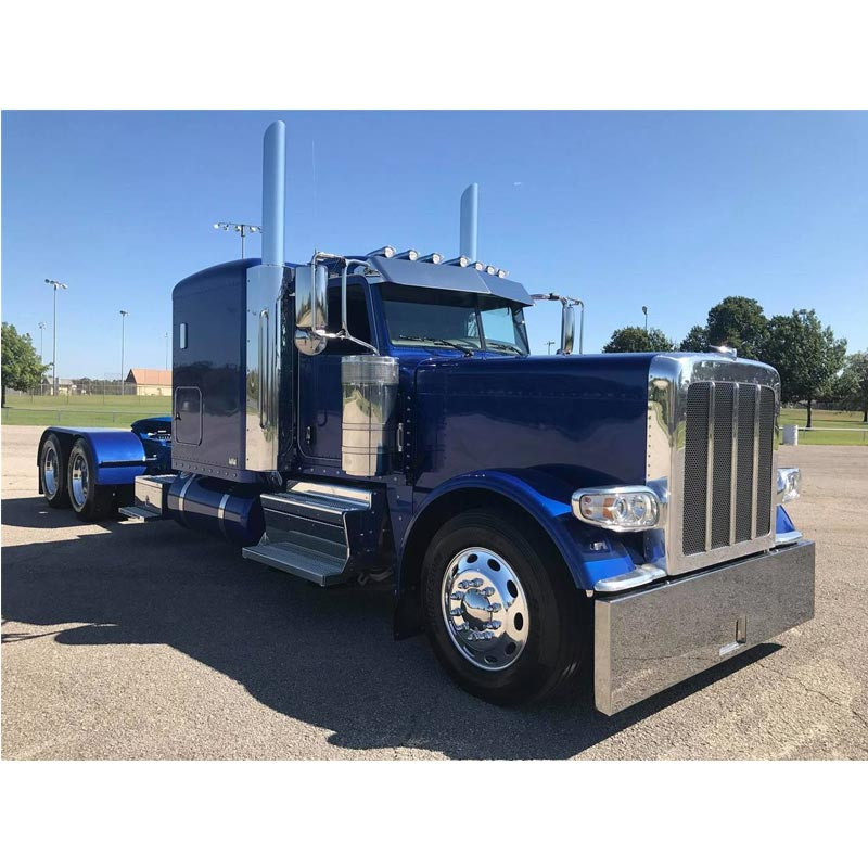 Peterbilt Multi-Fit Blind Mount Drop Visor 2005 and Newer 304 Stainless ...