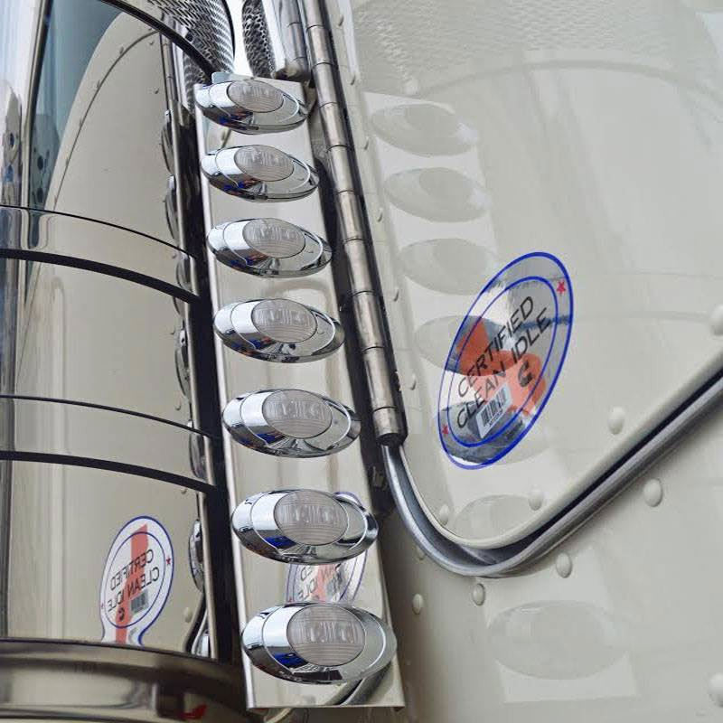 Peterbilt 379 388 389 13" Rear Air Cleaner LED Light Bar With P3 LEDs ...