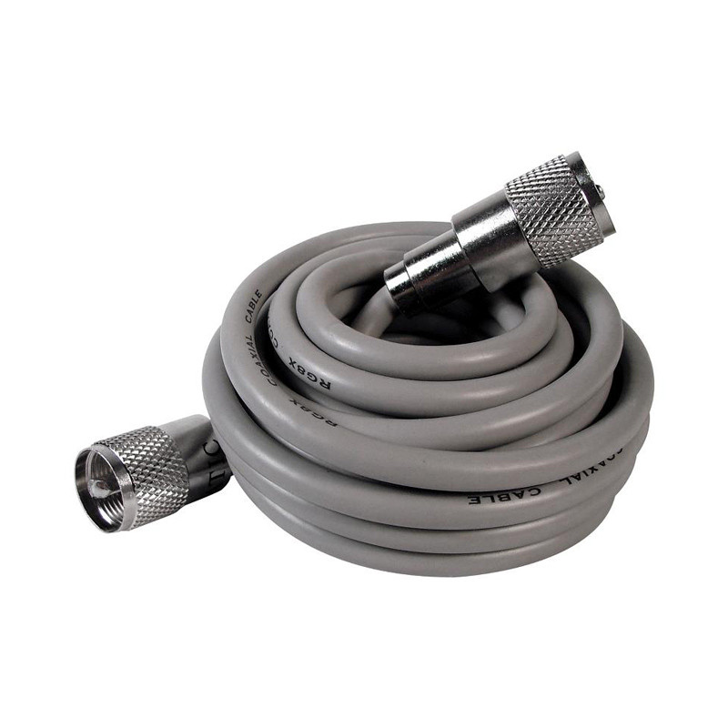 Astatic Premium RG8X Coax Cable With PL259 Connectors - Raney's Truck Parts