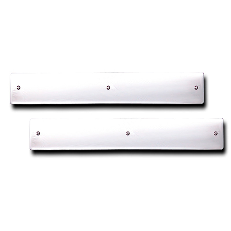 Stainless Steel Square Cut Bottom Mud Flap Weight Pair - Raney's Truck ...