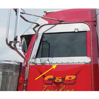 Peterbilt 379 388 389 SS Extra Wide Windshield Trim - Raney's Truck Parts