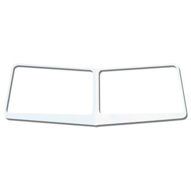 Peterbilt 379 389 5-Piece Windshield Trim By Valley Chrome - Raney's ...