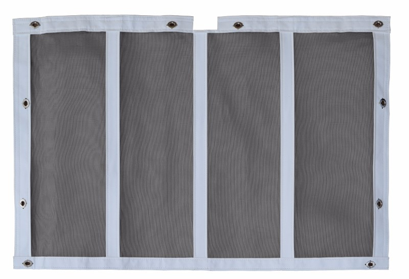 Kenworth T800 T803 Belmor Bug Screen Aluminum w/ Silver Mesh - Raney's ...