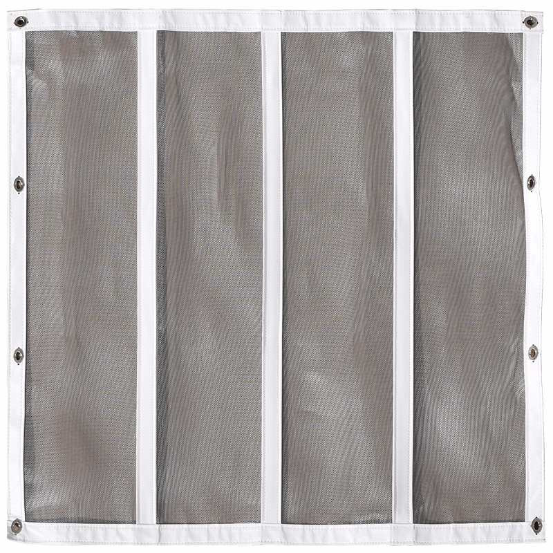 Kenworth W900L Belmor Bug Screen Aluminum w/ Silver Mesh & Protective ...