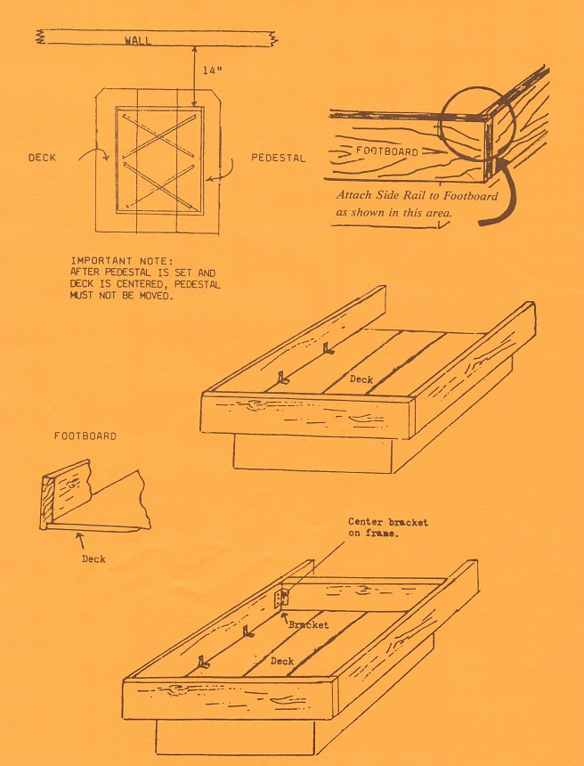 How To Put Together A Waterbed Frame With Drawers Twin Size Bunk Beds