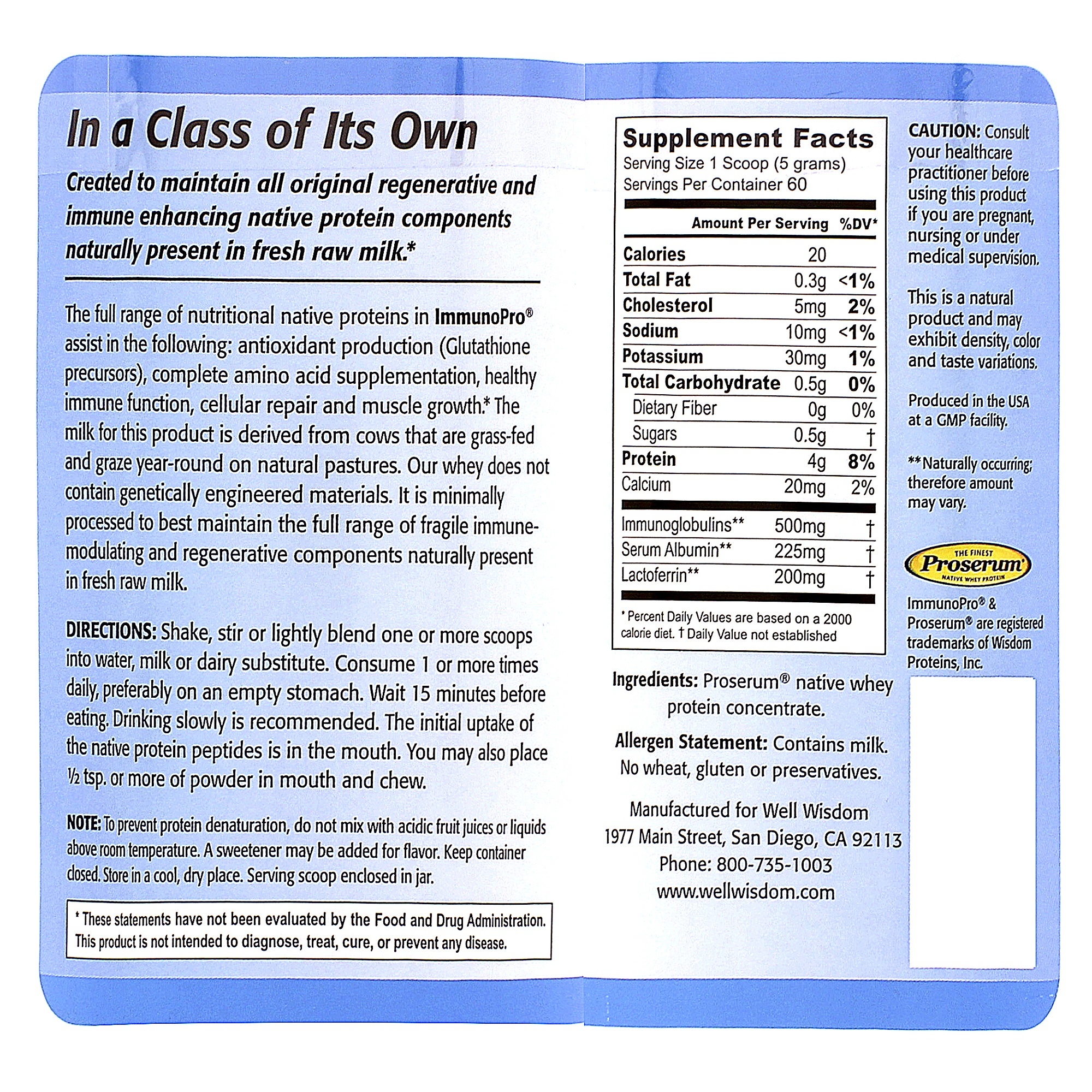 Allergy Research Group ImmunoPro 10.6 oz (300 g)