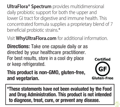 Metagenics UltraFlora Spectrum|Oakway Naturals