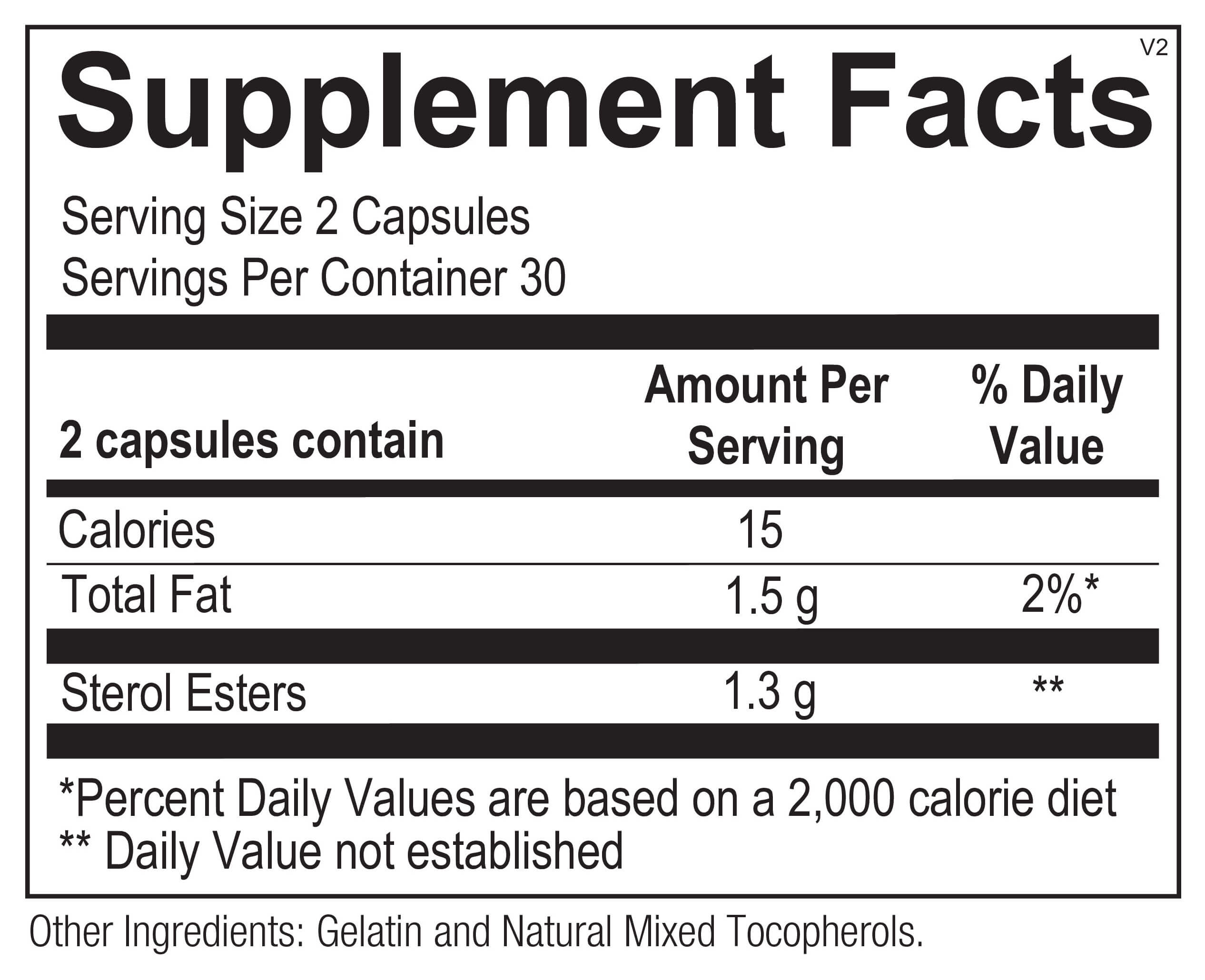 Ortho Molecular Plant Sterols - 60 Capsules|Oakway Naturals
