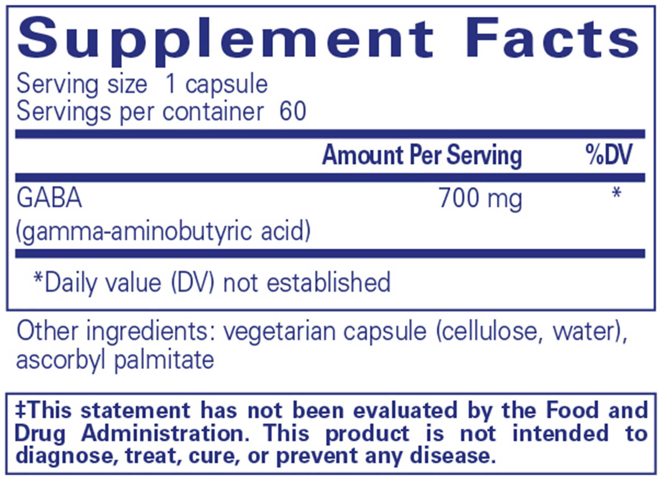 Pure Encapsulations GABA|Oakway Naturals