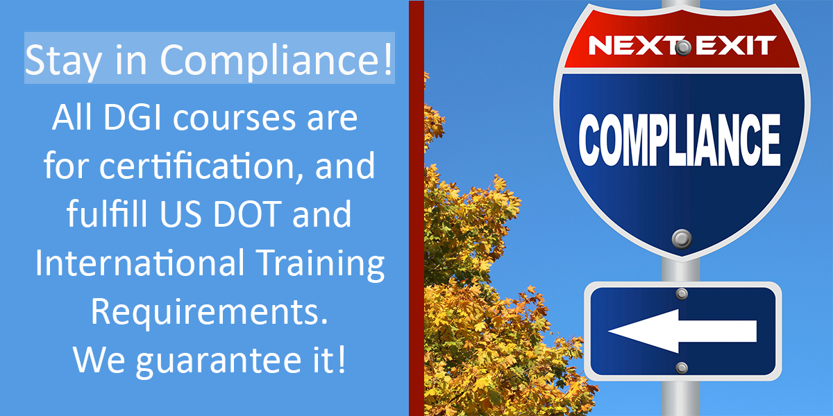 DGI Training | Dangerous Goods Transportation Training, Hazardous ...