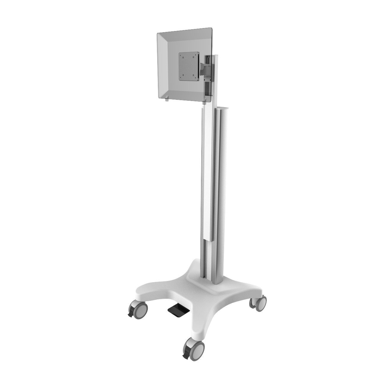 Screen trolley height adjustable - Blood Pressure Monitor Depot
