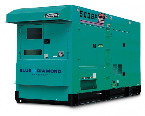 DENYO Diesel Generator 500KVA - 3 Phase - DCA-500SPK | Blue Diamond