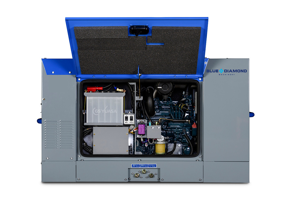 Denyo Diesel Welder-Generator- 11.4kVA-DLW-300LSW2 | Blue Diamond