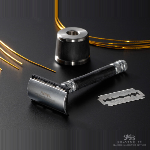 Feather WS-D1S Wood Handle Stainless Razor