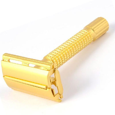 Timor TTO Safety Razor in Gold