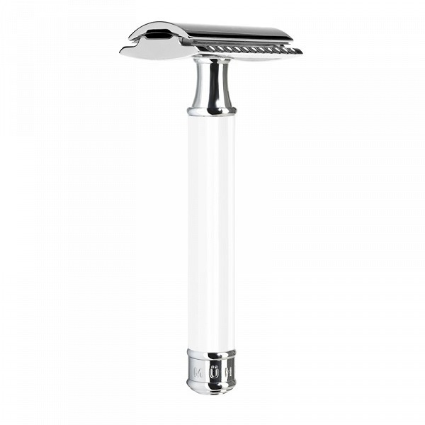 Muhle R107 White Traditional Safety Razor