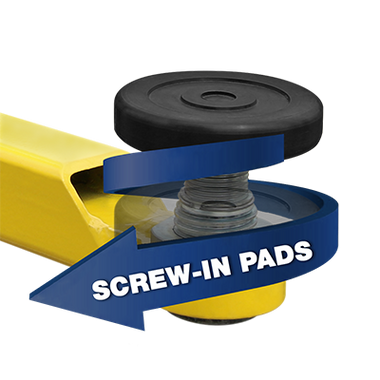 BendPak Screw Lift Pads Adjustable Screw Lift Pads With Receiver ...