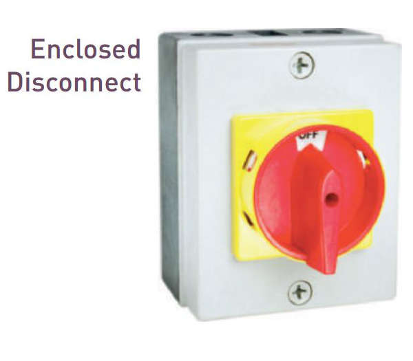 LB23231400B31SMRDYR, Enclosed Disconnect Switch, 32A, 600V, 4-Pole