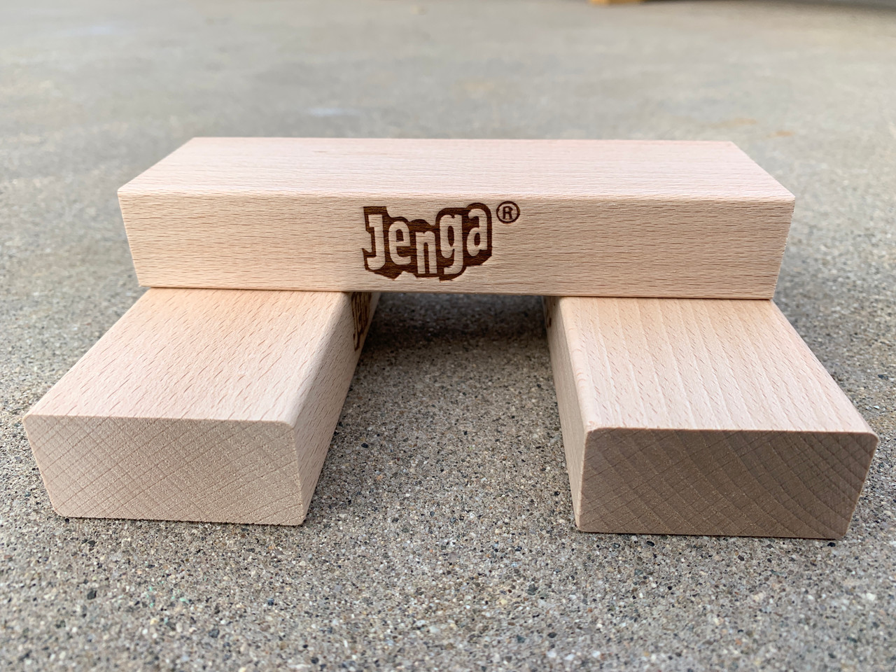 jenga block dimensions