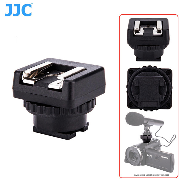 JJC MSA-MIS Cold Shoe Adapter for Sony Camcorder HDR-PJ610E,HDR-CX900E ...