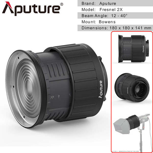 Aputure Fresnel 2X Lens Mount for LS C120D II , LS C300D (Intensify ...
