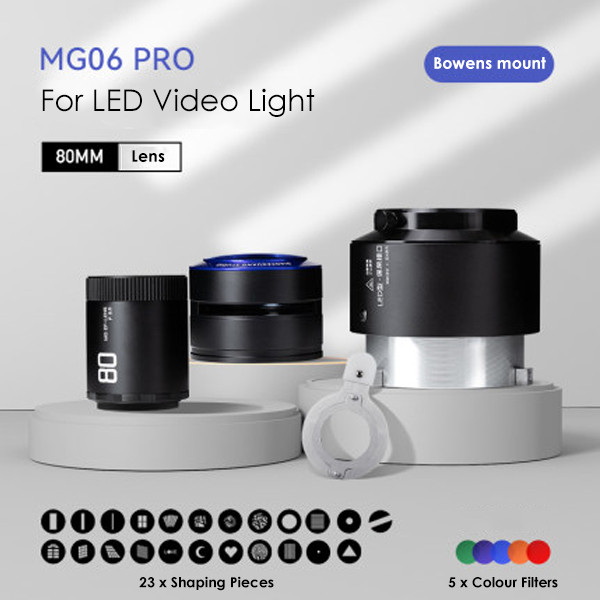 Fotolux MG06-L Optical Snoot Spot Light Kit for LED Light (Bowens Mount)