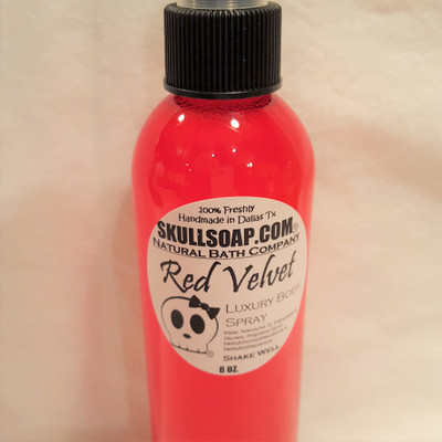 Red Velvet Body Spray - Skullsoap.com