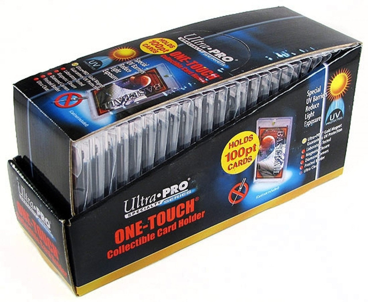 Ultra Pro 100pt Magnetic One Touch Card Holder 25 Count Box Diamond ultra-pro-100pt-magnetic-one-touch-card-holder-25-count-box-diamond
