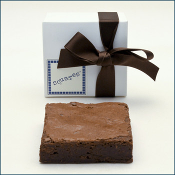 1 piece square brownie box - cake | Chicago gourmet wedding cakes ...